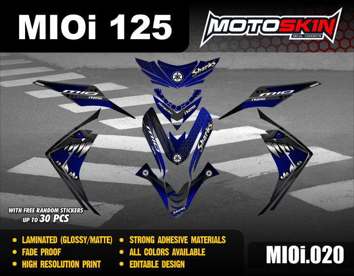 Yamaha MIO 125i Full Decals - Limited Edition Designs | Lazada PH