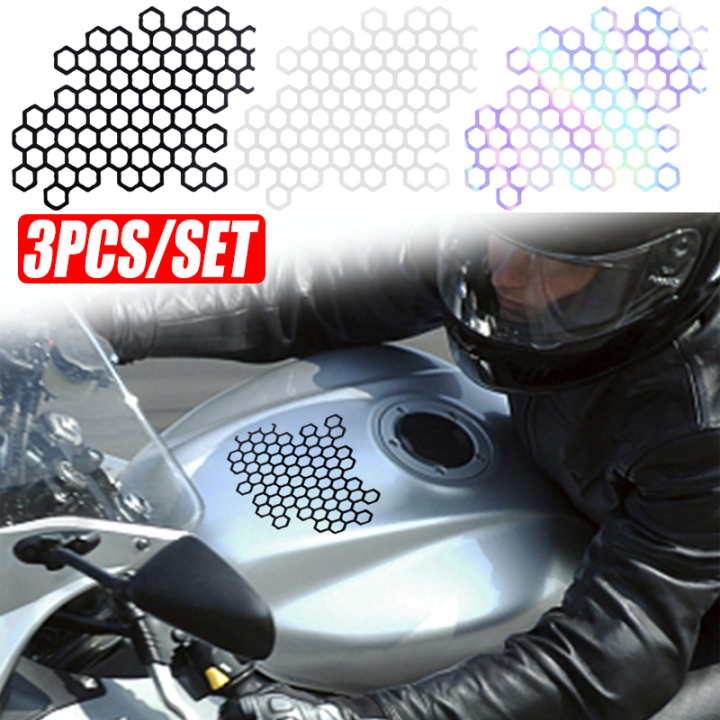 Motorcycle Sticker Honeycomb Helmet Decals Stickers Helmet Decal ...