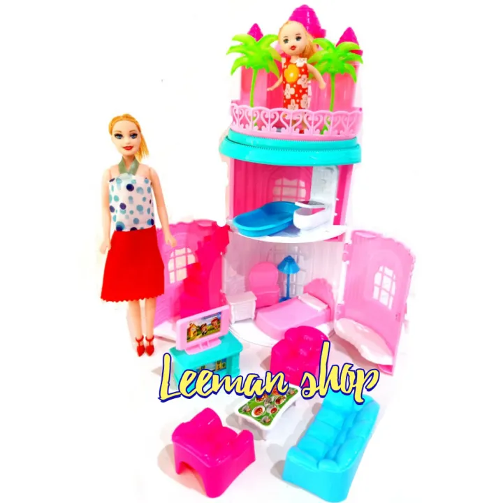 MAINAN RUMAH BARBIE DREAM CASTLE ISTANA MEGA - LH 5 | Lazada Indonesia