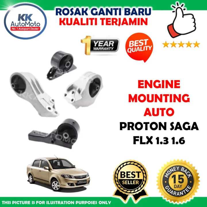 Engine Mounting Enjin Auto - Proton Saga FLX 1.3 / 1.6 - 1 Year ...