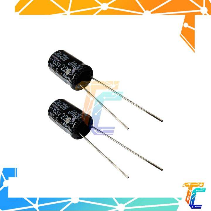 original 2pcs 220uf 63v capacitor Aluminum Electrolytic Capacitor High ...