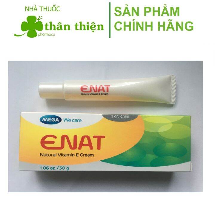 Kem dưỡng Enat Natural Vitamin E Cream giúp giữ ẩm và làm mềm da (30g ...
