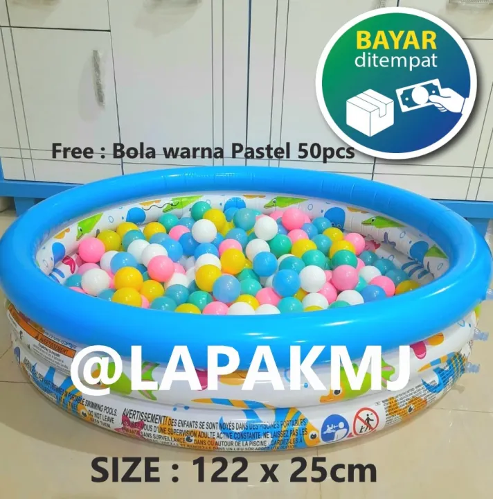 Bestway Kolam Renang Anak Mandi Bola Ocean Pool 51009 122 x 25 cm ...