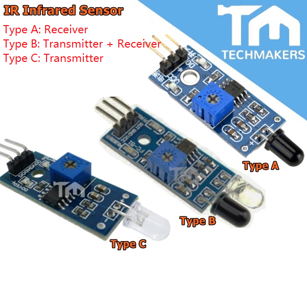 IR Infrared Flame / Obstacle Avoidance/ Light Photo Transistor ...