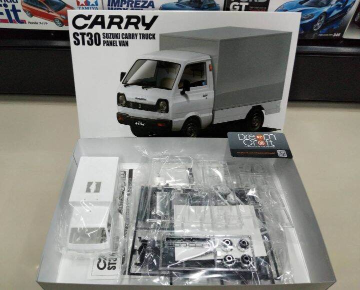 AOSHIMA 1/24 SUZUKI ST30 CARRY PANEL VAN '79 (โมเดลรถบรรทุก Model DreamCraft) | Lazada.co.th