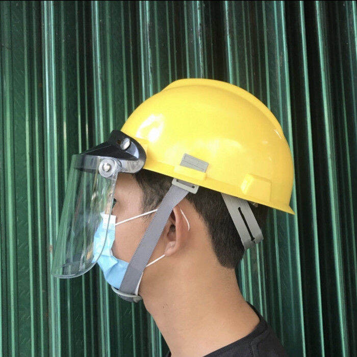 Helm Apd Faceshield | Helm Proyek Apd Faceshield | Lazada Indonesia