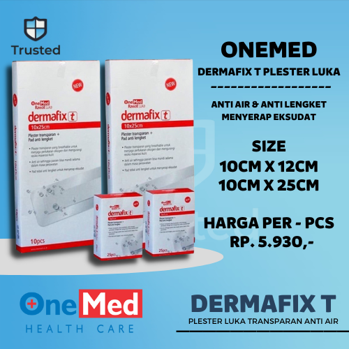 Plester Dermafix T 10cmx25cm Box Isi 10's Onemed & Plester Dermafix T ...