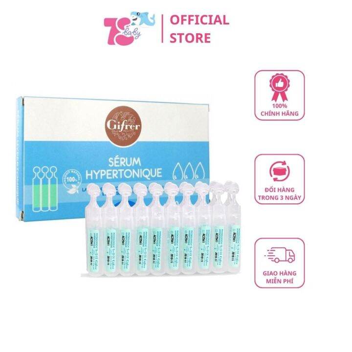 NƯỚC MUỐI SINH LÝ KHÁNG VIÊM TÉP XANH GILFER SERUM HYPERTONIQUE ...