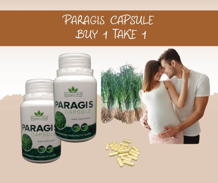 BUY 1 TAKE 1 PURE NATURAL PARAGIS Capsules 100 Capsules 400mg | Lazada PH
