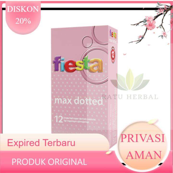 RH-FIESTA Kondom Max Dotted isi 12 KONDOM PRIA | Lazada Indonesia