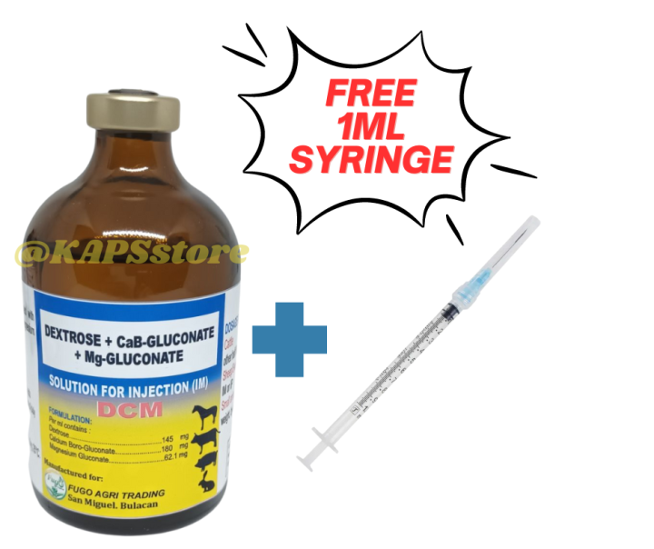 DCM for animals Dextrose + CaB-Gluconate + Mg-Gluconate Solution for ...