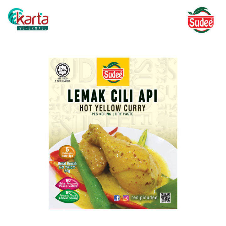 Sudee Masak Lemak Cili Api Paste 50g (HALAL) | Lazada