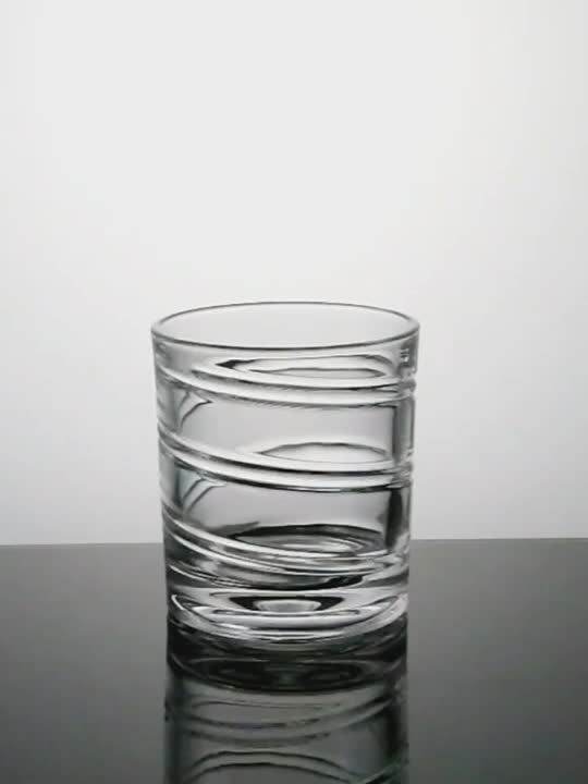 Rotating Whiskey Glass Old Fashioned Glass for Drinking Bourbon,Scotch ...