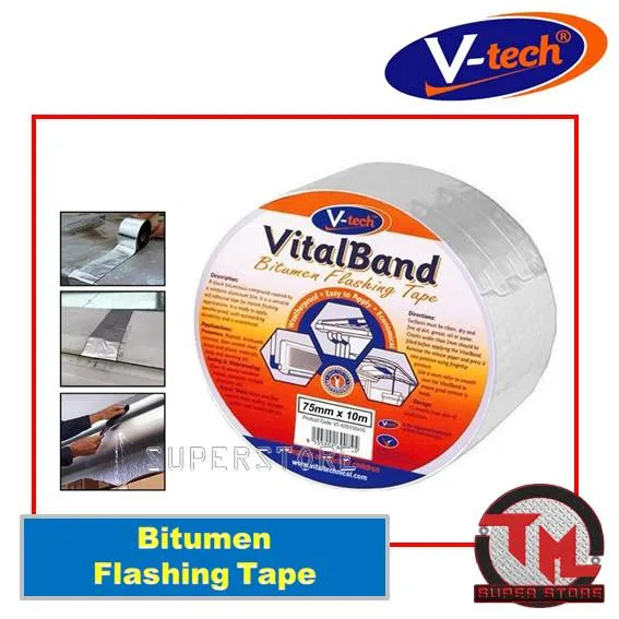 VTECH Vital Band Bitumen Flashing Tape 75mm x 10m • Tm ss | Lazada PH