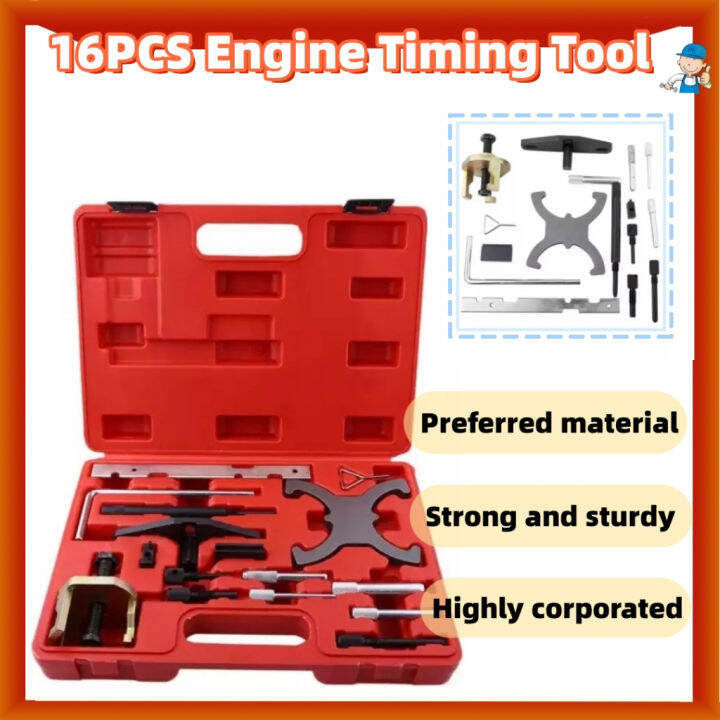 16PCS Engine Timing Tool Kit For Ford 1.6 TI-VCT 1.6 Duratec EcoBoost C ...
