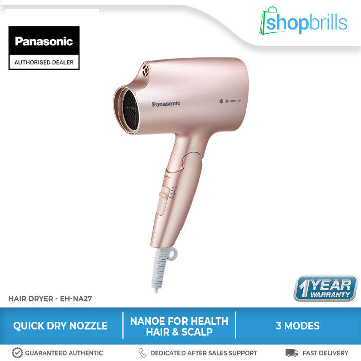 Panasonic Nanoe Hair Dryer EH-NA27 (Rose Gold)[ShopBrills Brills ...