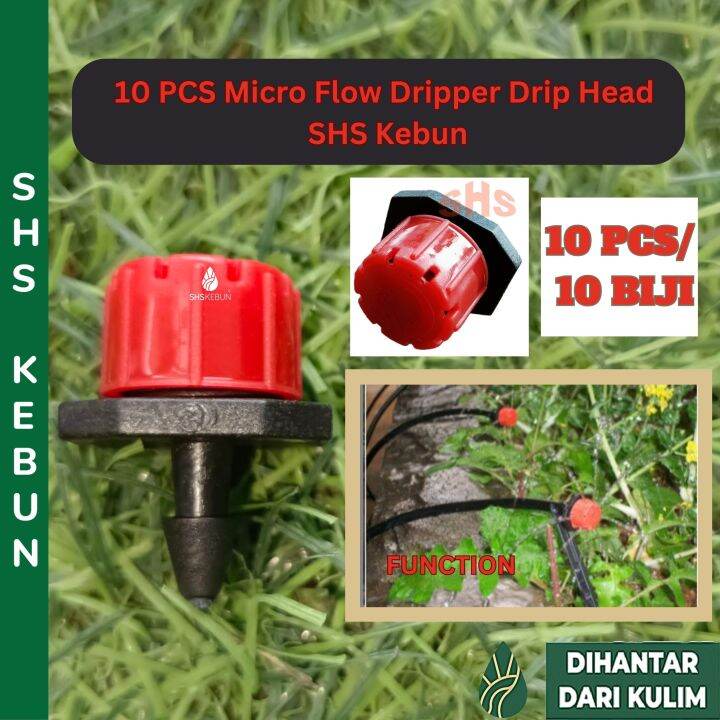 10 pcs Adjustable DIY Micro Flow Dripper Drip Misting Sprayer Nozzle ...