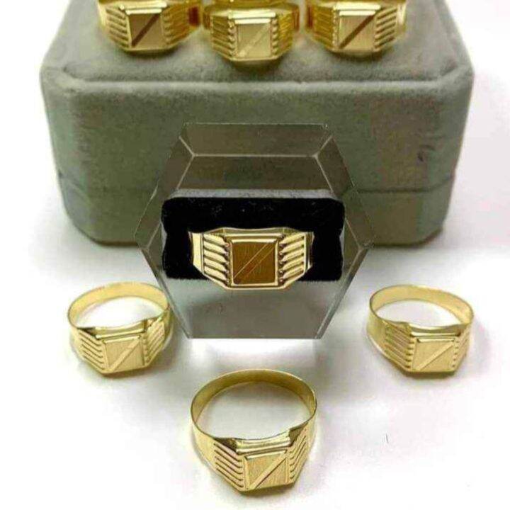 Saudi 18k Gold Authentic Pawnable Men's Ring | Lazada PH