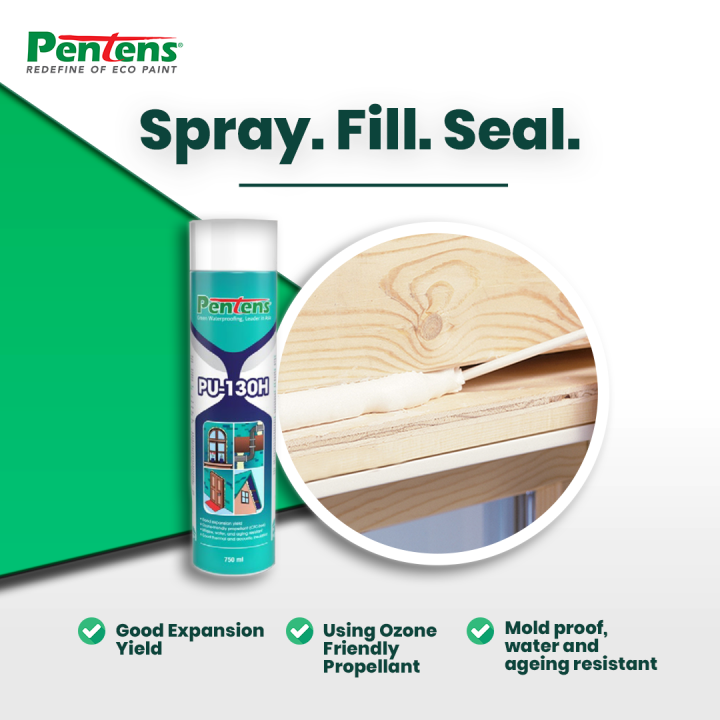 Pentens PU-130H Spray PU Insulation Foam 750ML | Lazada