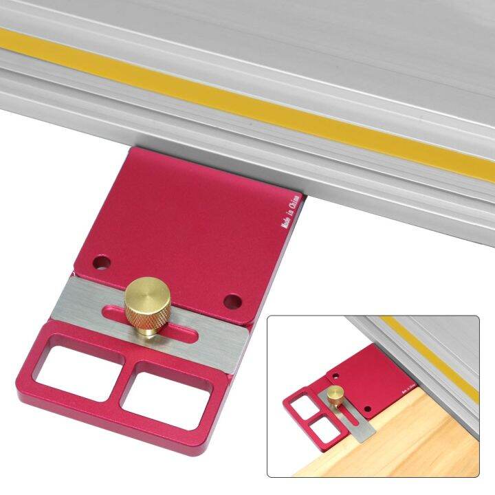 Woodworking 90 Degree Angle Stop Aluminum Alloy Track Saw Square ...