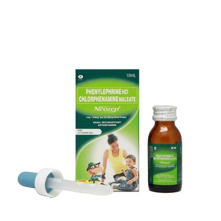 Neozep Ages 0 - 12 months old 1 mg / 0.8 mg 10 ml Oral Drops and syrup ...