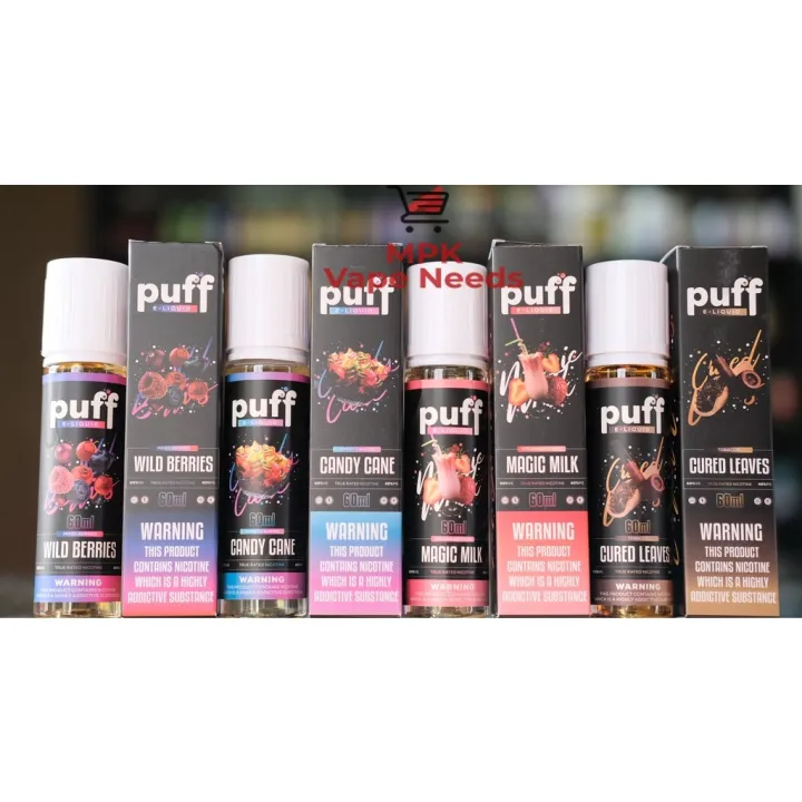 Puff 60ml 3mg 6mg 60/40 | Lazada PH