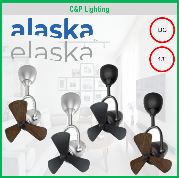 [New Launch] Alaska Swish 13" DC Corner Ceiling Mount Fan | Lazada ...