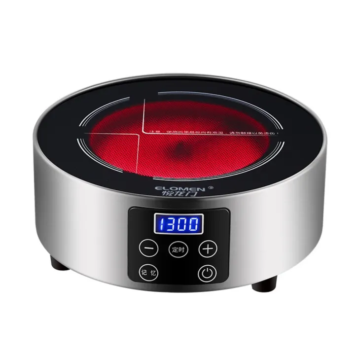 LOCAUPIN Round Electric Ceramic Stove Hot Plate Cooktop Serving ...