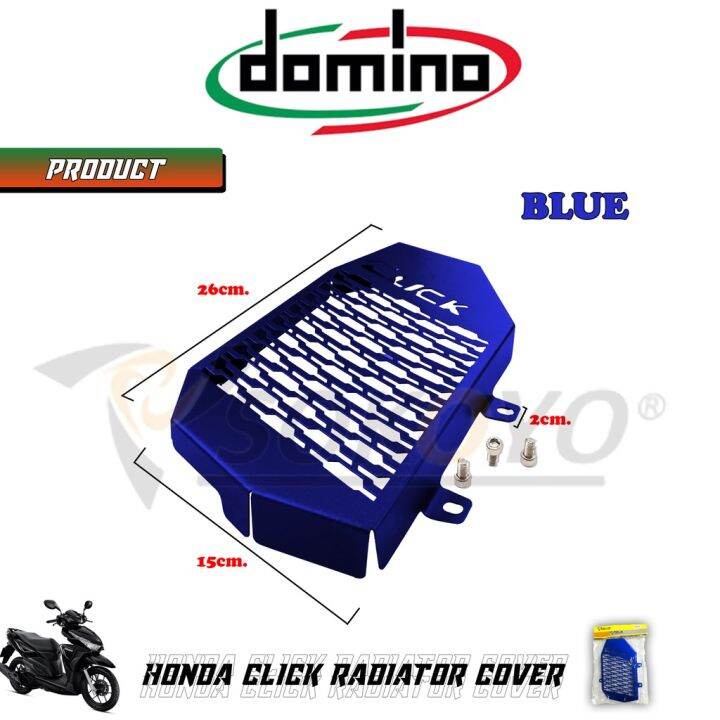 Honda Click v1 v2 125 150 Radiator Cover Alloy Rad Cover | Lazada PH