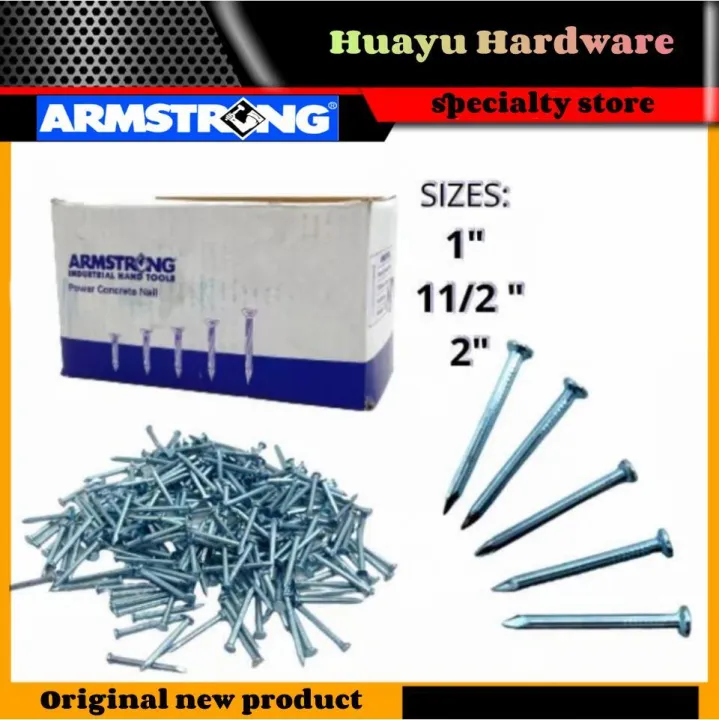 POWER CONCRETE NAIL 1 kg 1", 1 1/2", 2" | Lazada PH