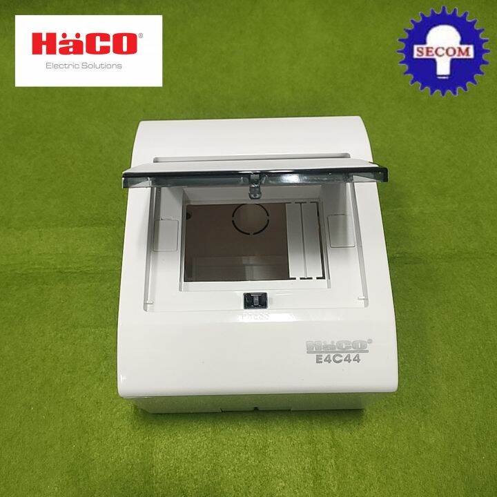 ตู้คอนซูเมอร์ยูนิต 4 ช่อง HACO รุ่น E4C44 สีขาว | Lazada.co.th