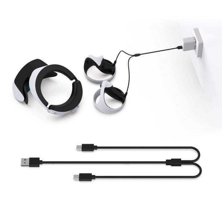 For PS VR2 handle one out of two charging cable for PS5 handle Type-C ...