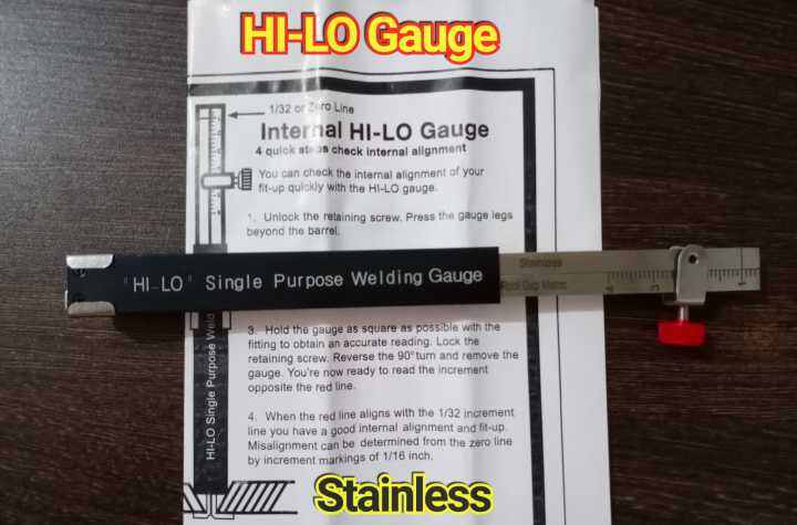 Welding Gauge Single Purpose Hi-Lo Gauge / Hilo Gauge stainless ...
