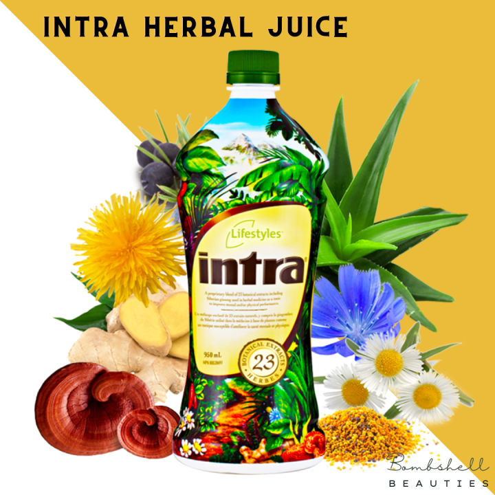 100% Original INTRA HERBAL JUICE 950ml - Food Supplement by Lifestyles ...