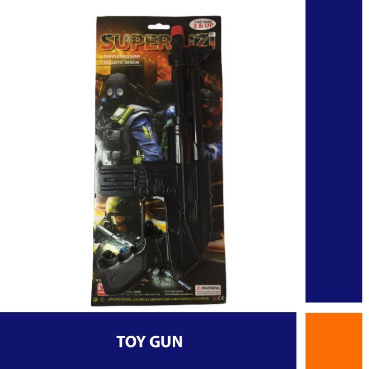 VFM SUPER UZI SPARKLING TOY GUN FOR KIDS | Lazada PH