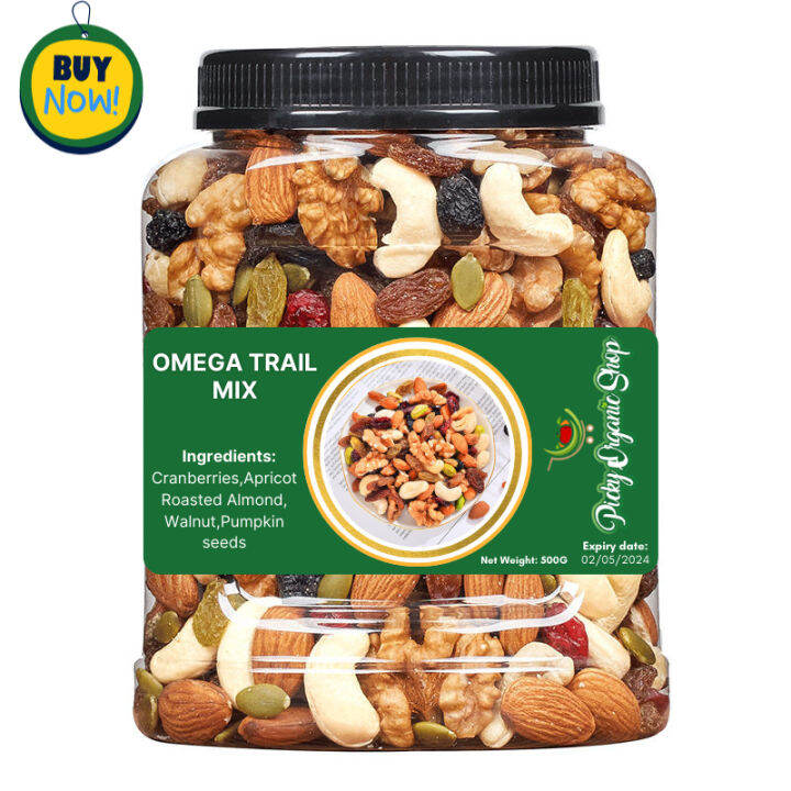 Omega Trail Mix The Right Mix That's a Health Fix - 500g | Lazada PH
