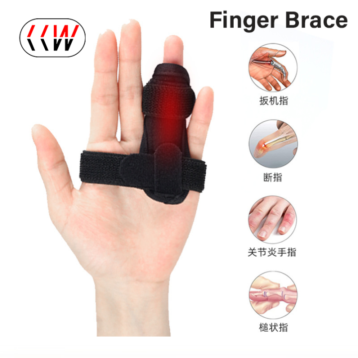 CCW 1PC Finger Support Splint Adjustable Trigger Finger Thumb Splint ...