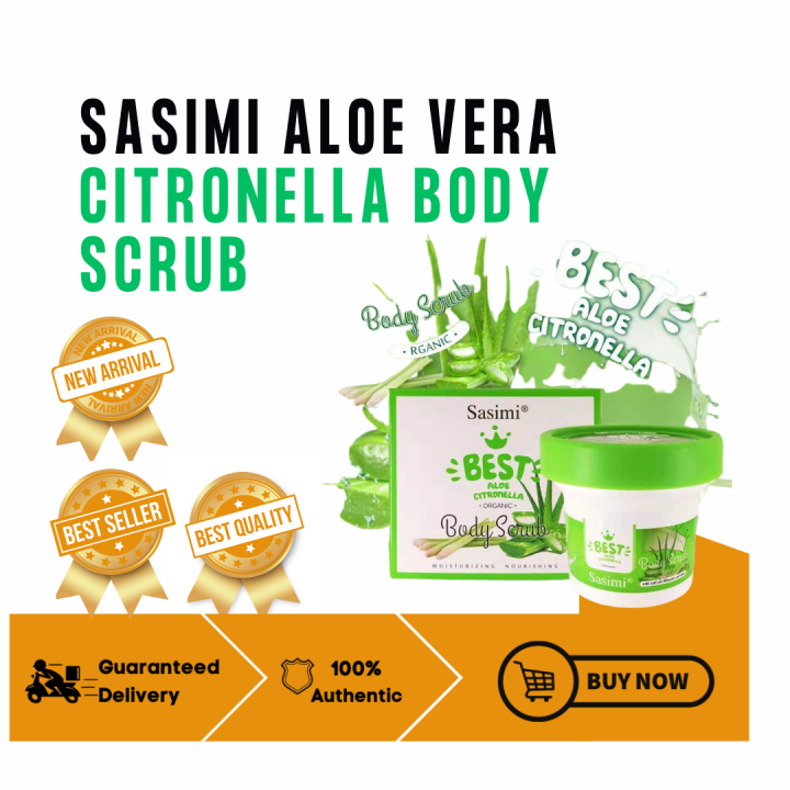 100% The BEST!! Aloe Citronella Body Scrub clinically proven to ...