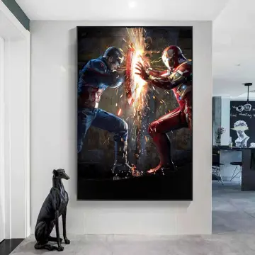 Framed Superhero Posters