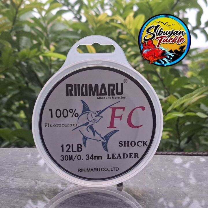 RIKIMARU FC Shock 100% Fluorocarbon Leader Line 30m | Lazada PH