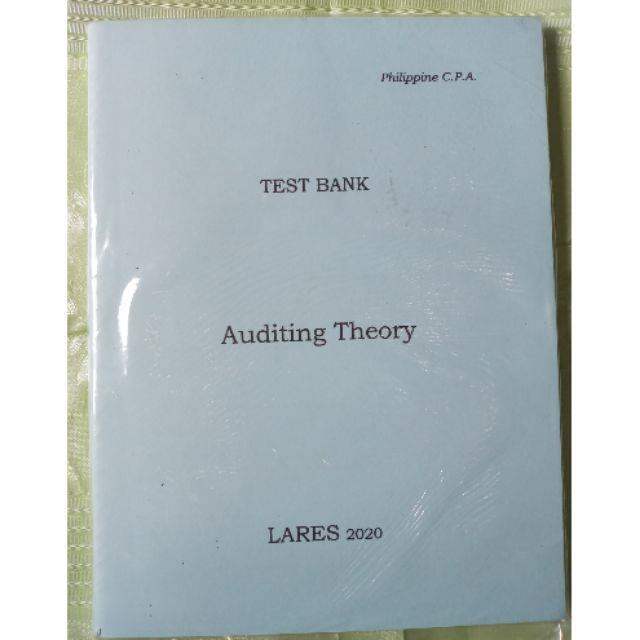 TEST BANK AUDITING THEORY 2020 | Lazada PH
