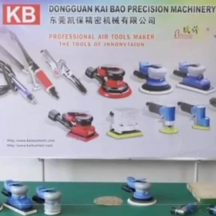 Pneumatik kering gurinda 6 inci 17 lubang PANDAS kertas pasir mesin ...