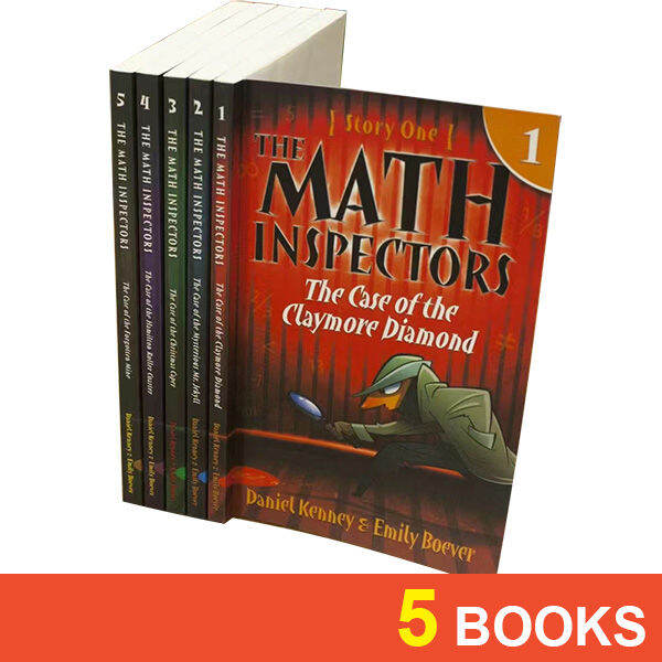 [SG Stock] The Math Inspectors Boxed Set (5 Books) | Lazada Singapore