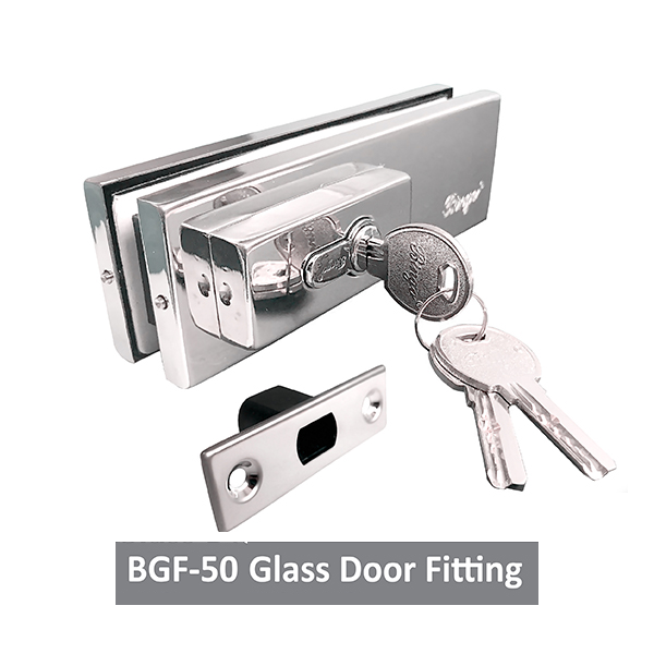 Stainless Steel Glass Door Lock Patch Fitting BGF-50 / Patch Lock ...