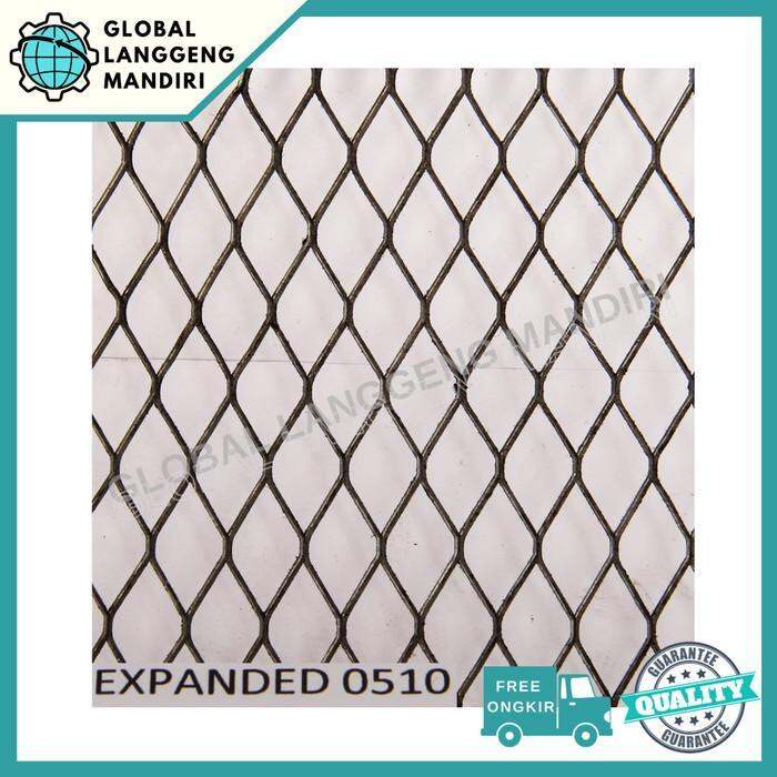 EXPANDED METAL BERBAGAI MACAM UKURAN / EXPANDA BESI 1.2MX2.4METER BAJA ...