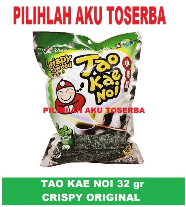 Tao Kae Noi Rumput Laut Crispy Seaweed Original 32 gr - (HARGA SATUAN) | Lazada Indonesia