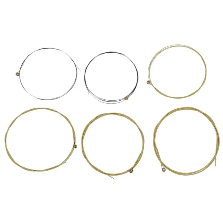 Set 6 Metal Strings for Acoustic Guitar 1 Meter 1M New | Lazada PH