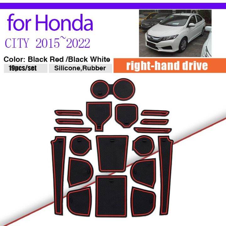 แผ่นรองช่องประตูสำหรับ Honda City Grace Ballade 6th GM4 2015 ~ 2022ที่ ...