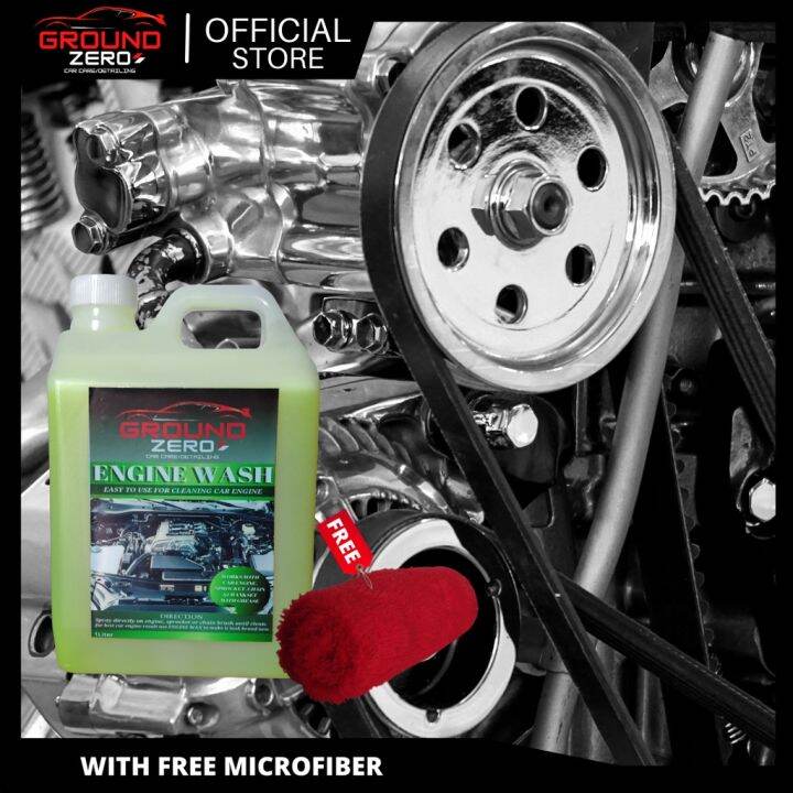 Ground Zero Car Care Premium Engine wash Degreaser 1L cleaning engine ...