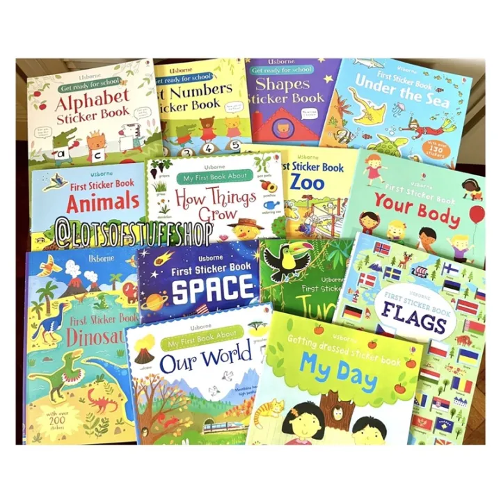 【Local】 Usborne Sticker Book Childrens books Storybook kids space ...